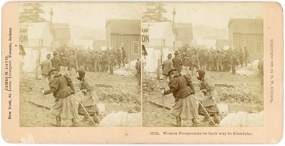 “Women Prospectors on their way to Klondyke” (1898) – Tokens of ...