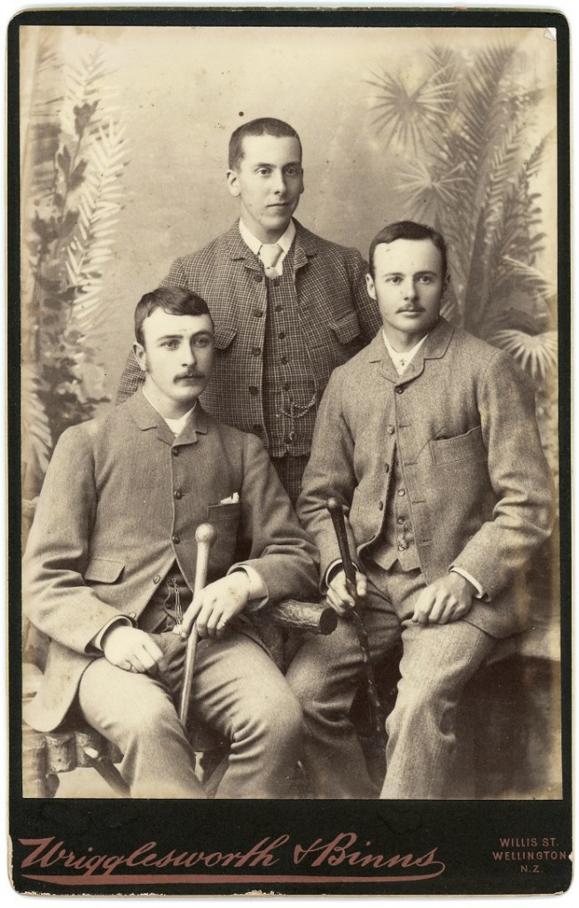 Three dapper fellows in Wellington, New Zealand – Tokens of Companionship