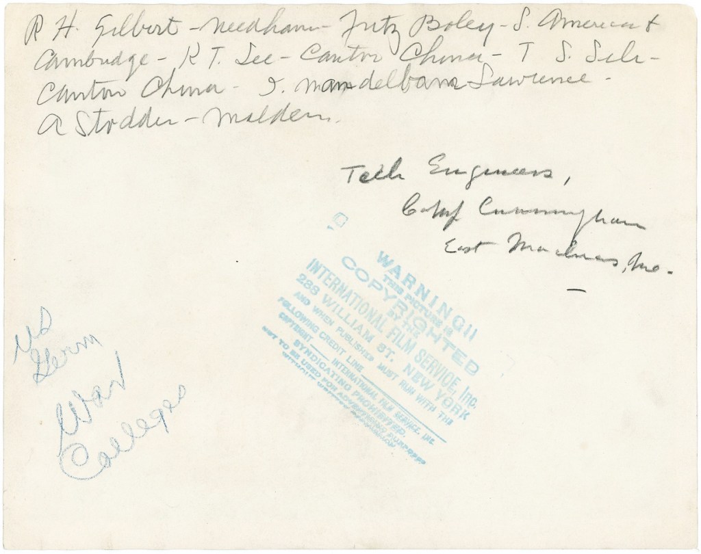 MIT students at Camp Cunningham (1917) – Tokens of Companionship